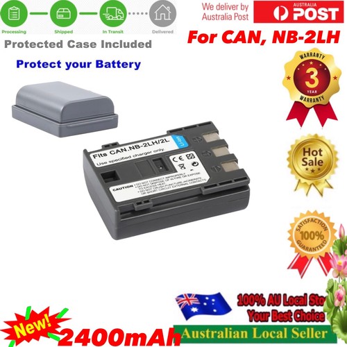 NB-2LH NB-2L NB2LH Battery for Canon EOS 350D 400D S80 BP-2L5 NB-2L ...