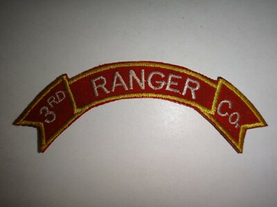 US Army 3rd RANGER Company Scroll Patch | eBay Australia