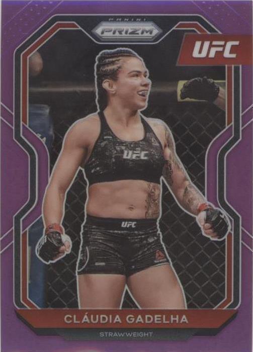 2021 Panini Prizm UFC - Claudia Gadelha #98 Purple Prizm /149 for sale ...