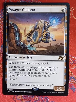 Voyager Glidecar Aetherdrift Magic The Gathering RARE Card MTG Artifact ...