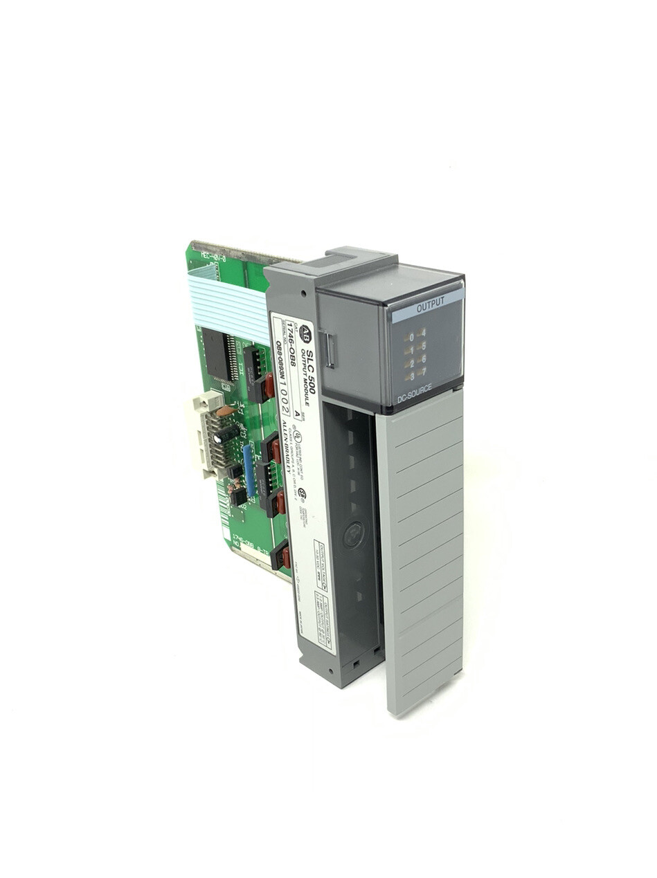 Allen Bradley 1746-OB8 Ser A DC Source Output Module - Used For Testing ...