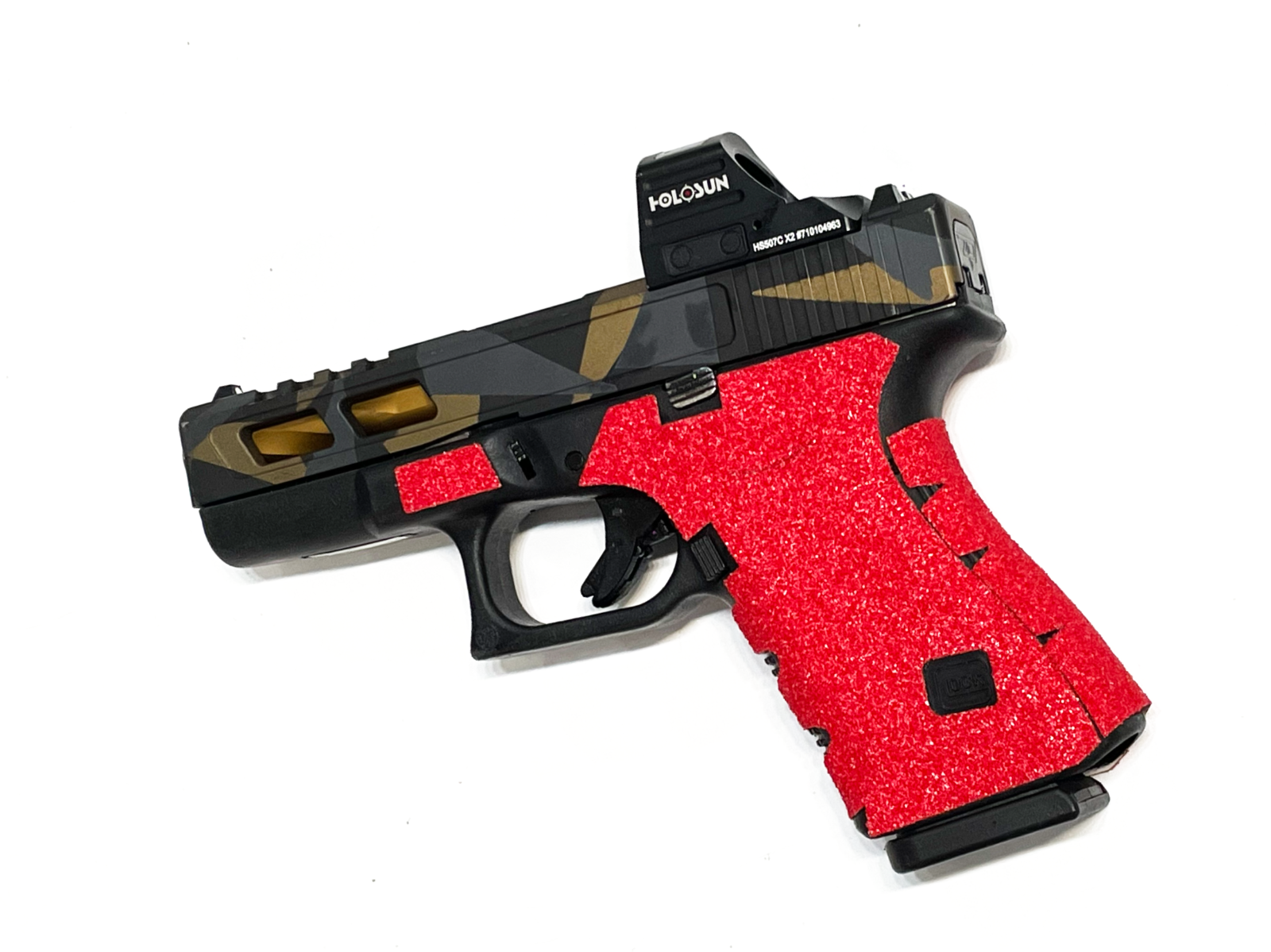 Handleitgrips RED Sandpaper Gun Grip Tape Enhancement Wrap for Glock | eBay
