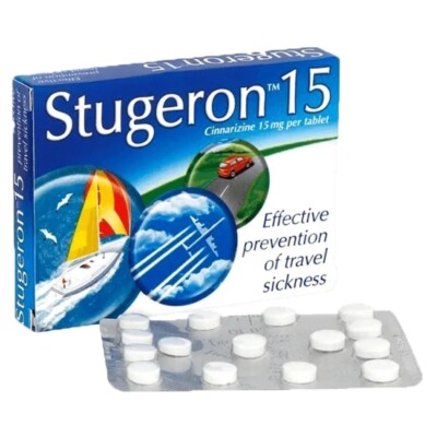 Stugeron Tablets 15mg- Treats/Nausea By Travel Sickness- 15 Tablets. | eBay