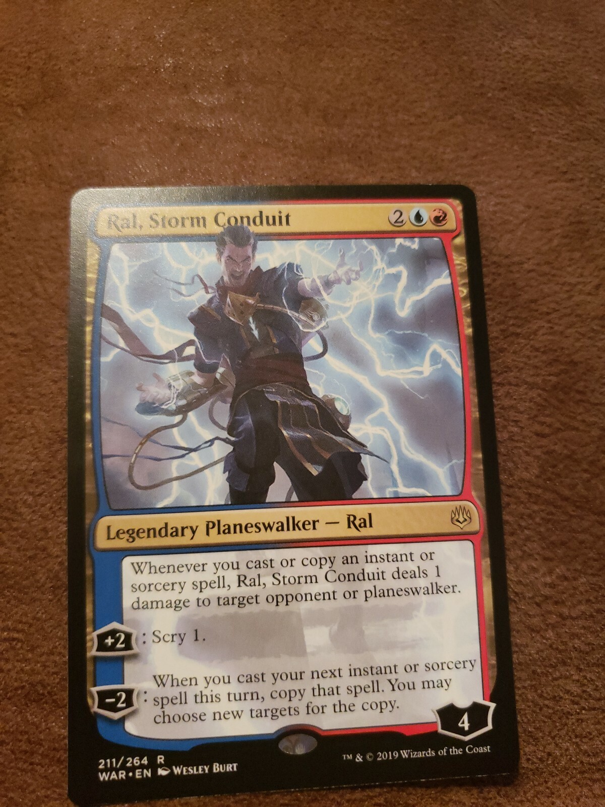 1x Ral, Storm Conduit ~ MTG Magic WAR War of the Spark ~ NM ~ Go Rogue ...