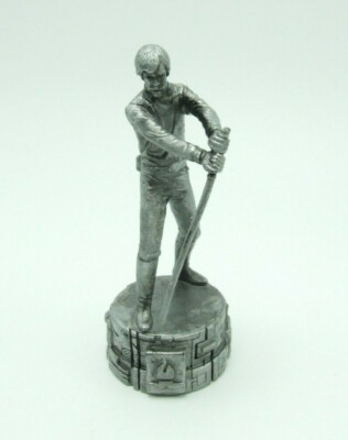 Star Wars Saga Edition Silver Luke Skywalker Bishop Chess Replacement ...