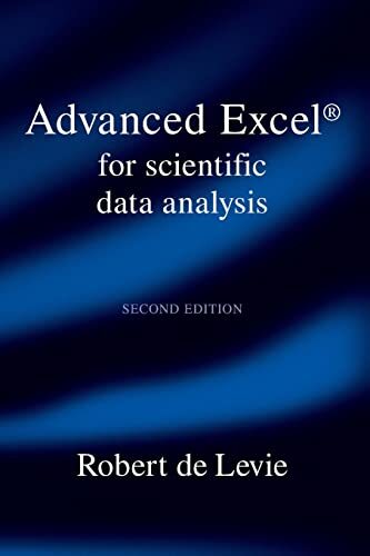 Advanced Excel for Scientific Data Analysis | eBay