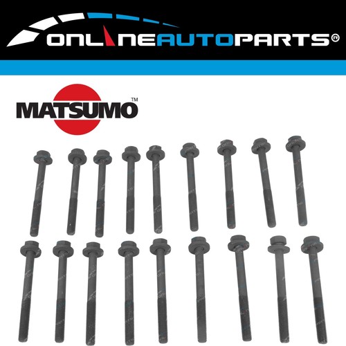 Engine Cylinder Head Bolt Set for Holden Rodeo RA 4cyl 3.0L 4JJ1-TC ...