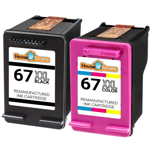 For HP 67XXL 67XL Ink Cartridge for Deskjet 4158 2722 2724 4155e 2755e ...