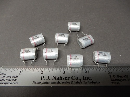 ITW Polyester Film Capacitors Qty 8 .47uf 100V NOS | eBay