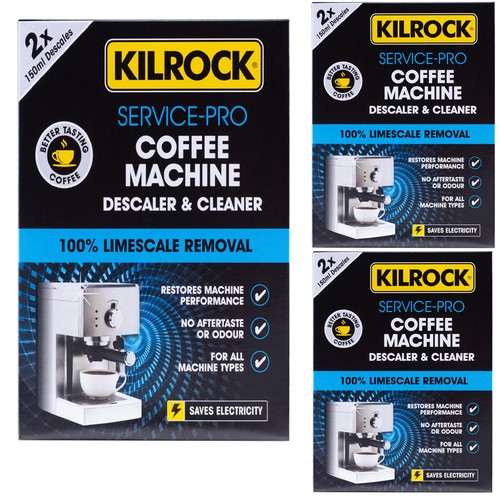 Coffee Expresso Machine Descaler and Cleaner Kilrock Service-Pro 150ml ...