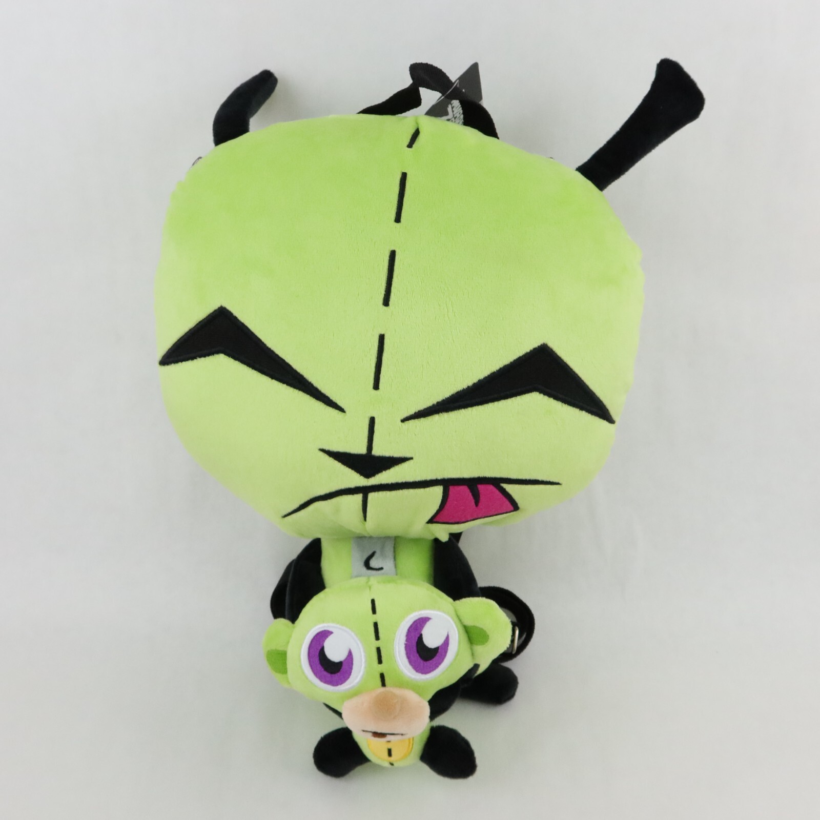 Invader Zim Mini Backpack Bag Green Plush Monkey GIR Tongue 15 ...