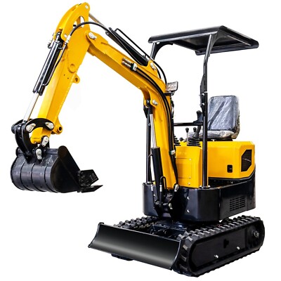 Mini Excavator 13.5HP Micro Crawler Excavator Small Digger Roof USA ...