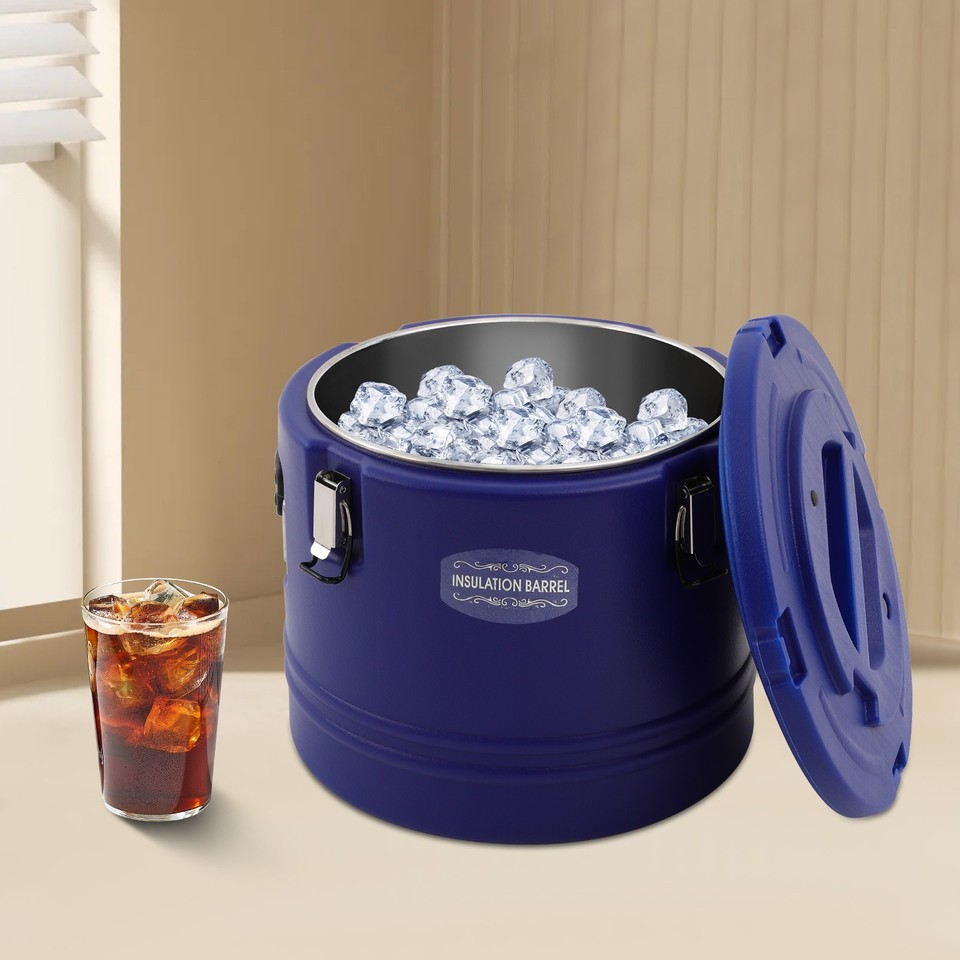 Round Insulated Bucket 30L Insulated Soup Container Commercial ...
