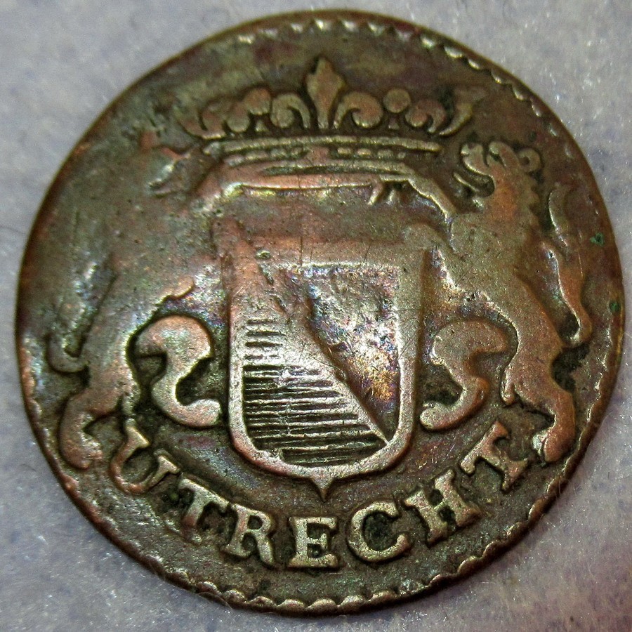 Early date 1667 New York Penny Colonial Copper Cent Utrecht Mint ...