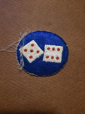 Red White and Blue Dice Patch | eBay