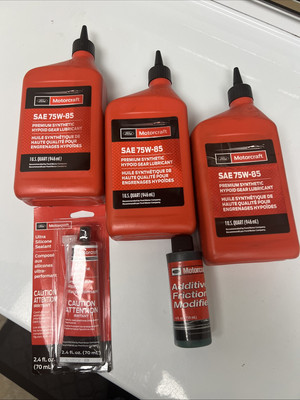 (3) Motorcraft XY 75W 85QL premium synthetic high gear lubricant SAE ...
