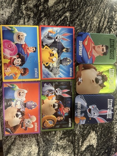 3 Multiversus Puzzles W Tin McDonald's Happy Meal Toys bugs Taz Velma ...