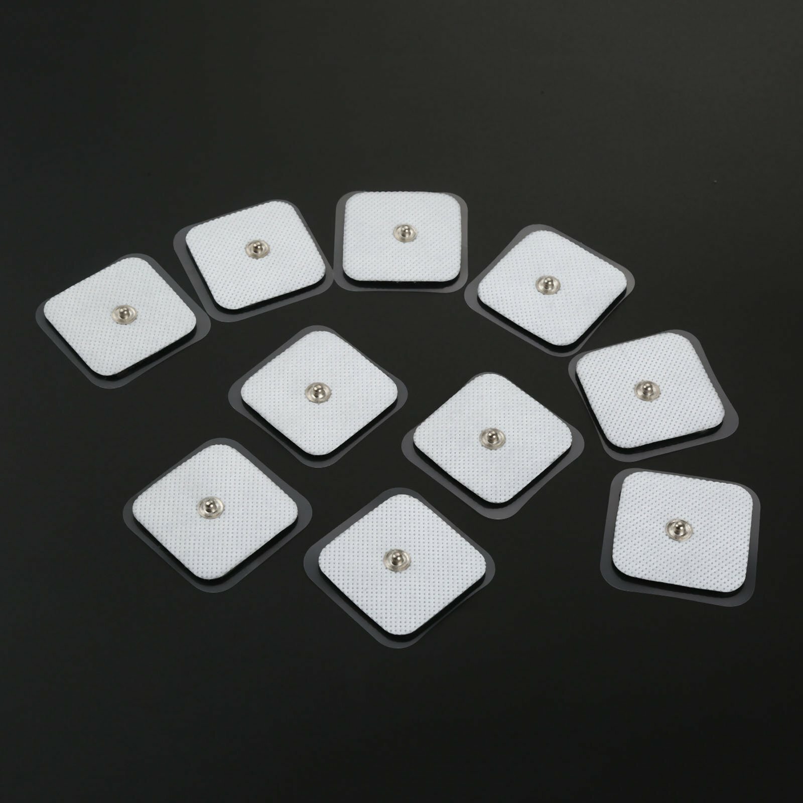 20Pcs 1.6x1.6" Snap On Electrode Pads F Tens Units Therapy Massagers ...