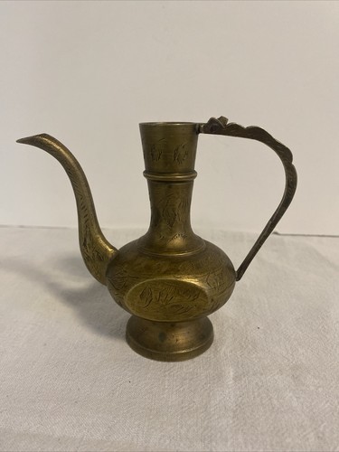Brass Etched 3 7/8” Genie Pot No Lid | eBay