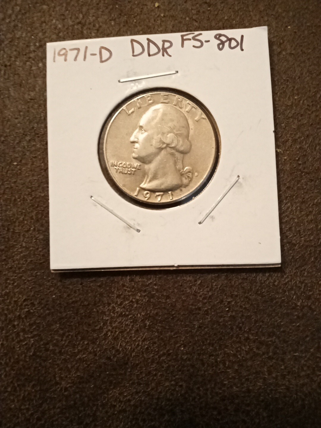 1971 D Washington Quarter DDR | eBay