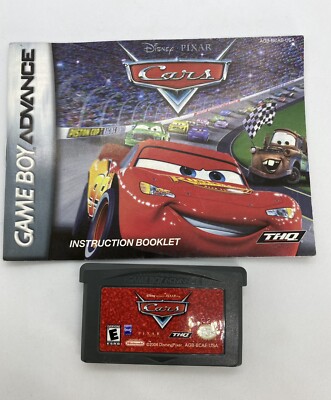 Disney's Cars Nintendo Gameboy Advance GBA Game Tested Working ...