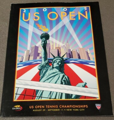 2005 US Open Official Tennis Tournament Magazine Hard To Find | eBay