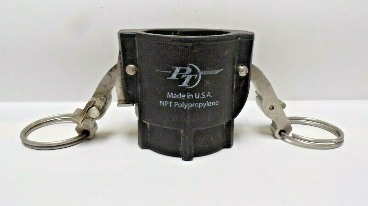 PT, NPT, POLYPROPYLENE,STA-LOCK II COUPLING, 1-1/2",NC 15-D, 2700415 ...