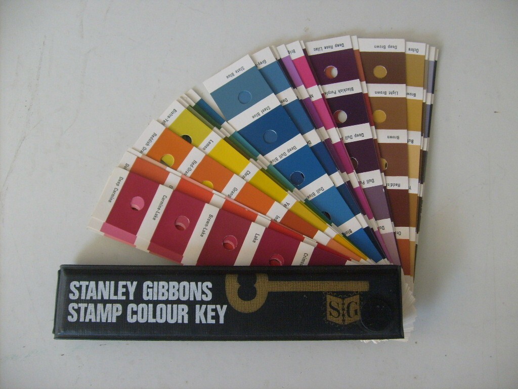 S22970 1974 STANLEY GIBBONS STAMP COLOUR KEY 2530 Very good condition ...