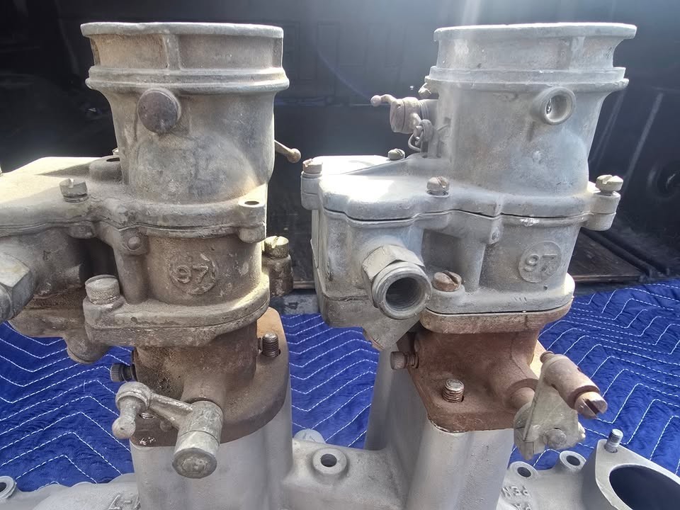 Thickstun Pm-7 Flathead Ford 2x2 Intake Manifold Stromberg Carbs SCTA ...