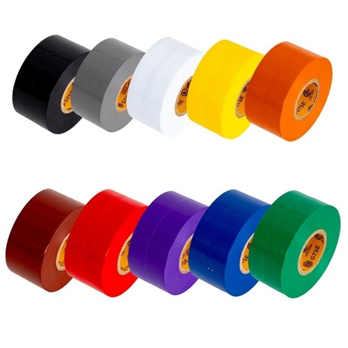 Wide Electrical Tape, Mixed 10-Pack – Waterproof, Industrial Grade ...