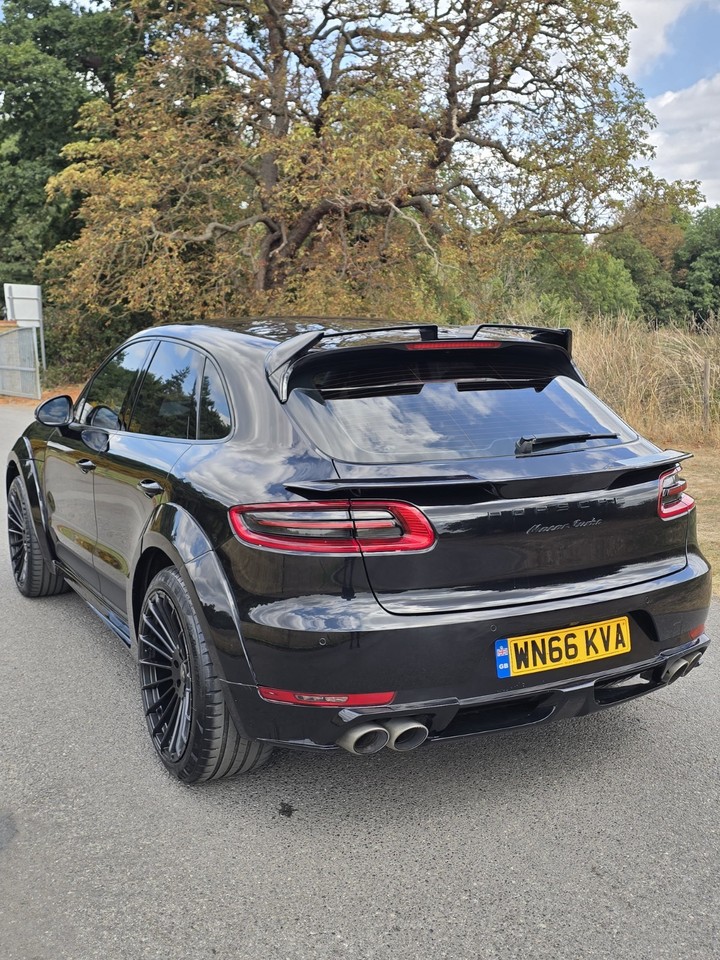 Porsche Macan S Diesel 66 Reg Wide Arch Hamman Kit And Wheels Remapped ...