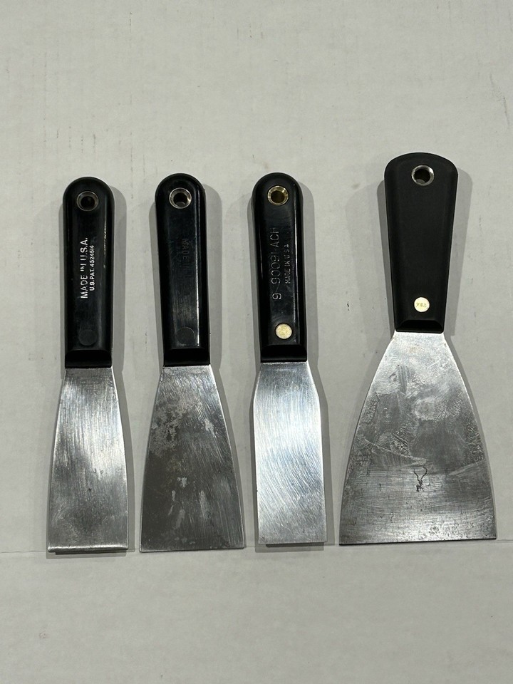 Vintage Putty Knife Scraper Craftsman Hyde Goodell USA 4 Pc. | eBay