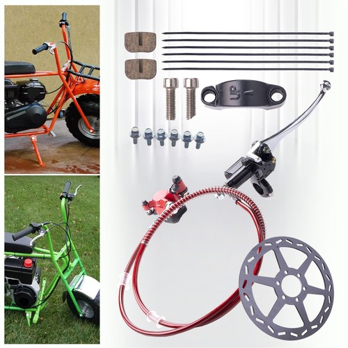 Mini Bike Brake Kit 𝗨𝗽𝗴𝗿𝗮𝗱𝗲𝗱 Hydraulic Disc Brake Caliper Assembly ...