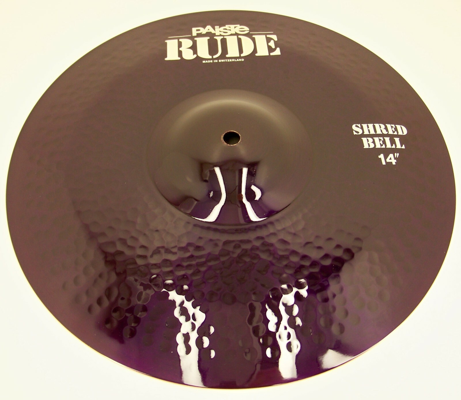 Paiste RUDE-Color Sound Purple 14" Shred Bell Cymbal/New/Model ...