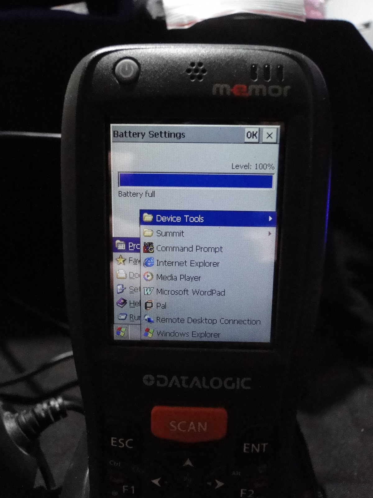Working Datalogic memor X3 scanner and dock charger Windows CE Core 6.0 | eBay UK