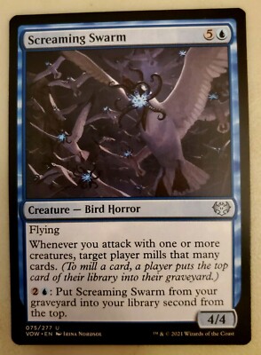 1x Screaming Swarm Crimson Vow MTG Magic the Gathering NM | eBay