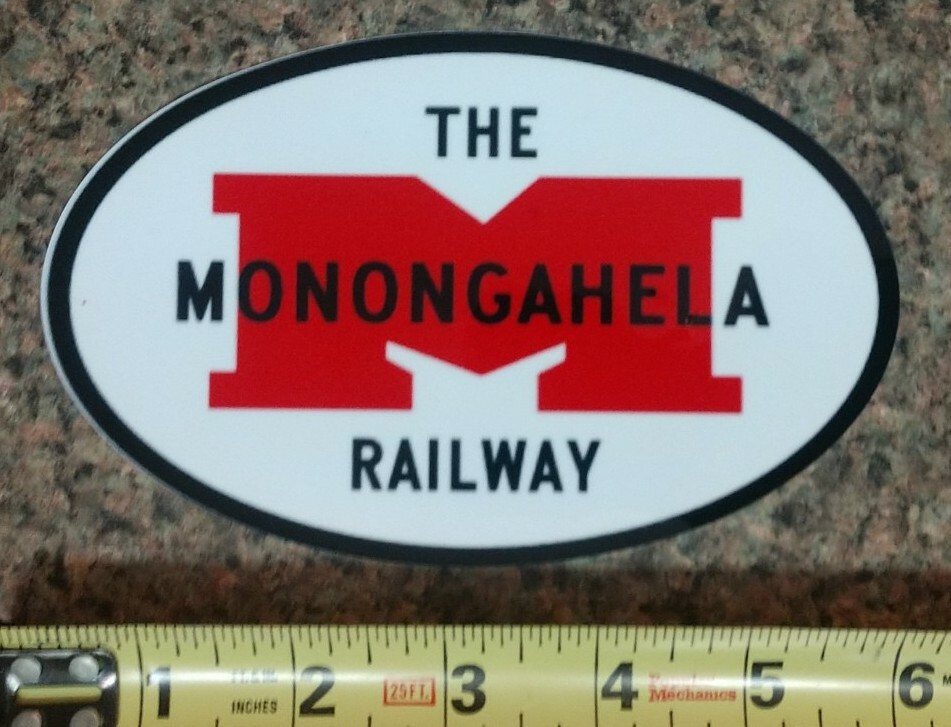 The Monongahela M Railroad Railway Train Logo Sticker Decal High ...