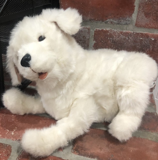 FurReal Friends Cookie My Playful Pup White Interactive Dog 2010 Hasbro ...