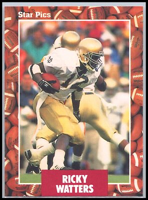 1991 Star Pics #39 Ricky Watters Autographs | eBay