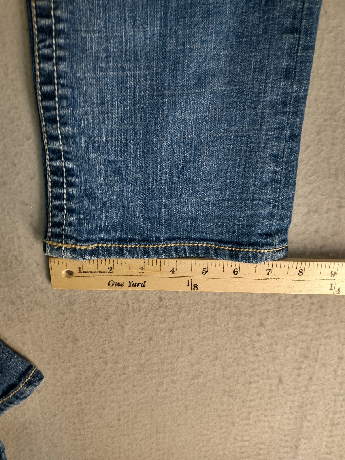 ana Womens Denim Jeans 10 Blue Low Rise Cropped Mediu… - Gem