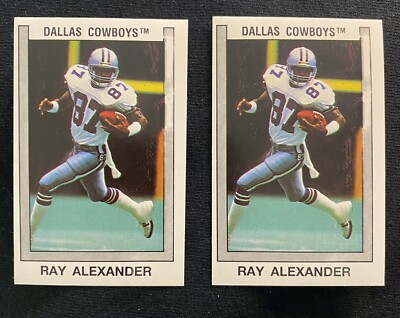 2- 1989 Panini Stickers Dallas Cowboys Ray Alexander #40 | eBay