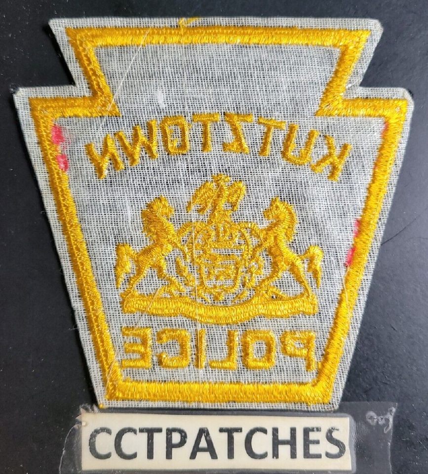 KUTZTOWN, PENNSYLVANIA POLICE (FELT) SHOULDER PATCH PA | eBay