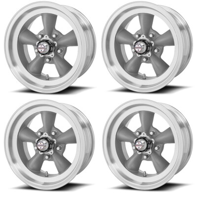 Set 4 American Racing Vintage VN105 Torq Thrust D 15x7 5x4.75 Gray ...