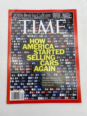 2011 Time Magazine Dec 19 How America Started Selling Cars Newsstand ...