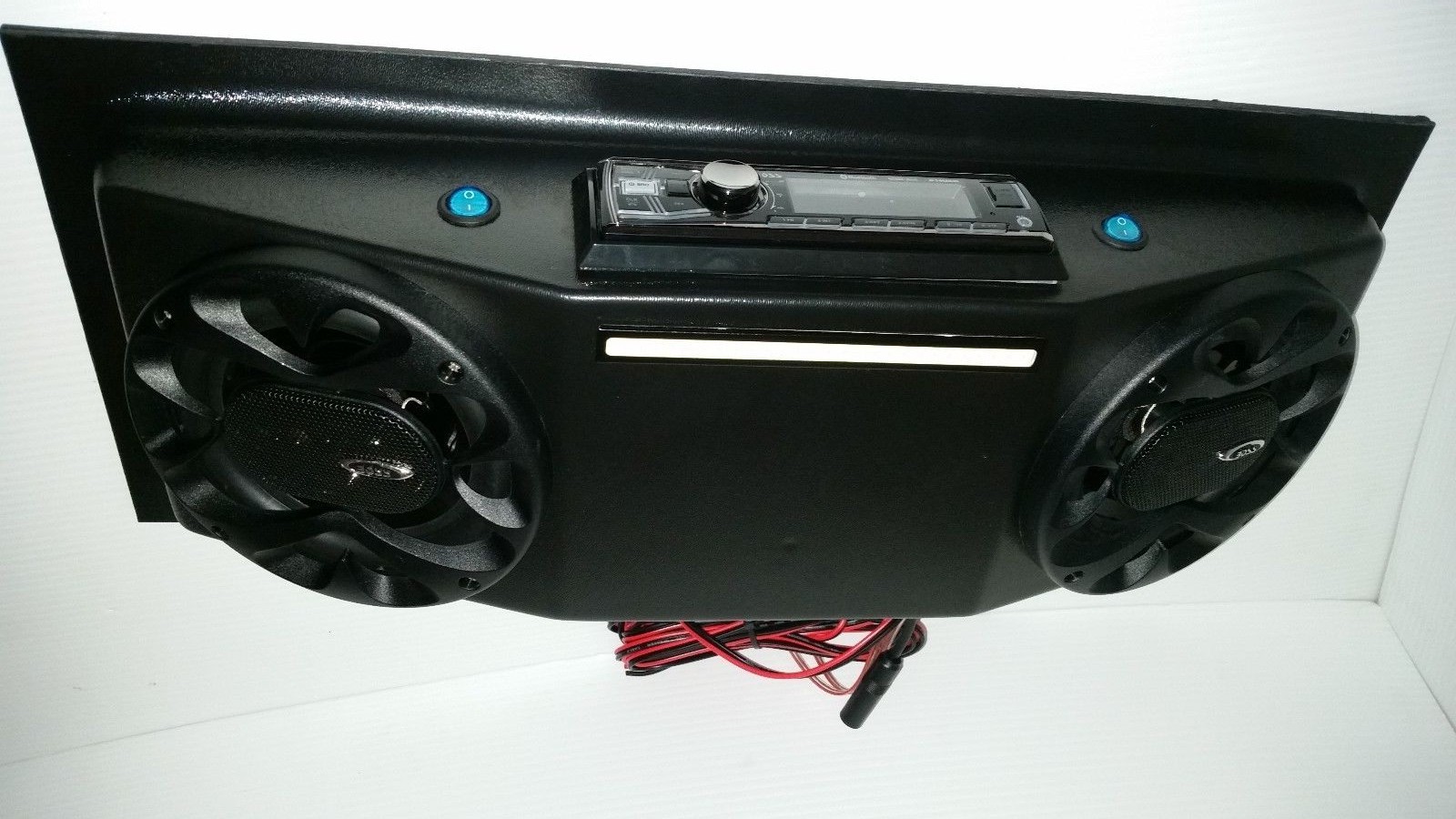UTV Radio Golf Cart Overhead Stereo Console with 6.5" Speakers ...
