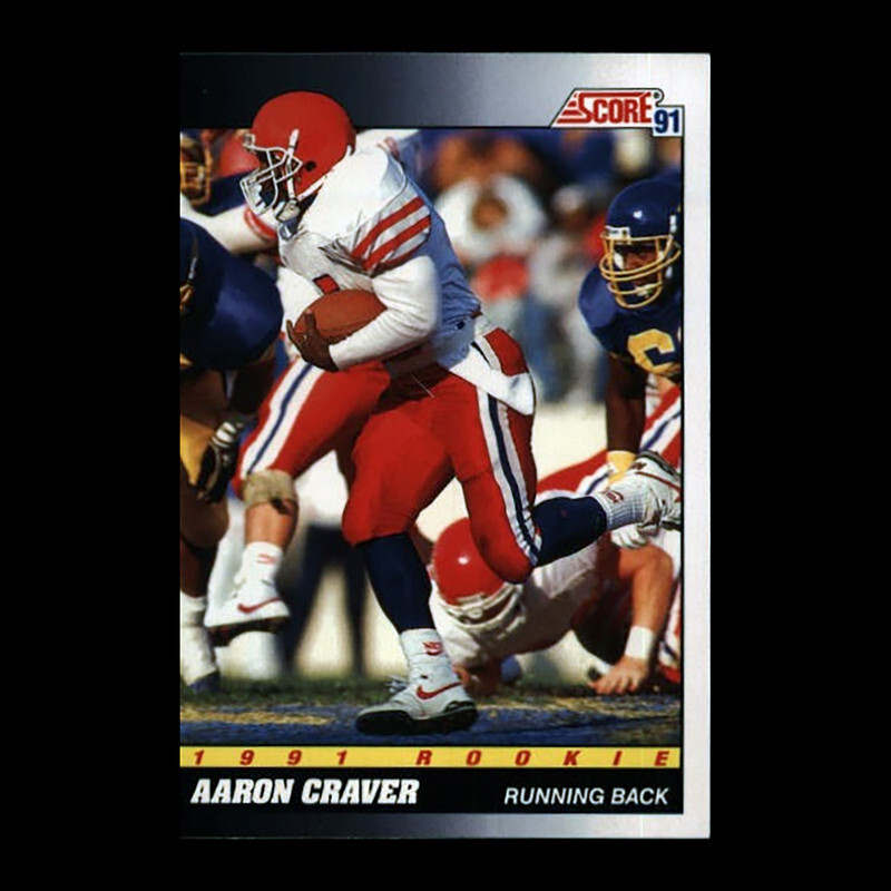 1991 Score Football #564 - Aaron Craver RC, ERR Miami Dolphins | eBay