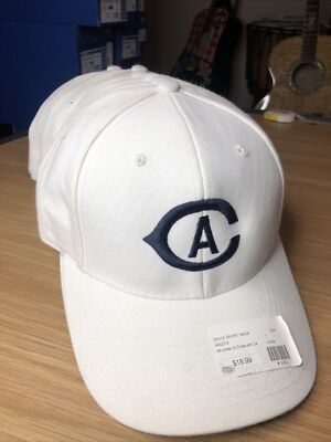 White Size 7 Fitted UC Davis University California Baseball Hat Cap New ...