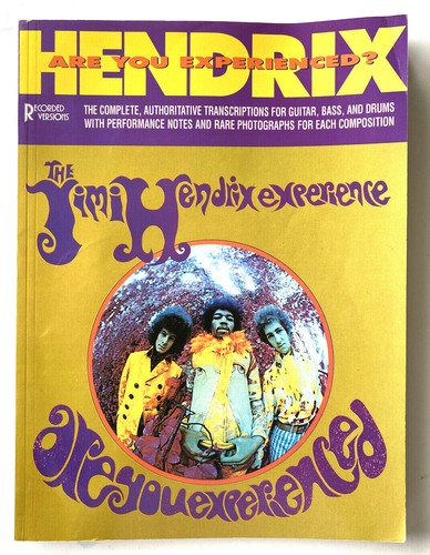 JIMI HENDRIX Are You Experienced-Recorded Version-1989-Guitar Bass Drm ...