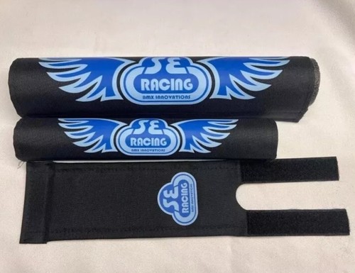 SE black set blue wing and softblue outline custom REPRO padset BMX ...