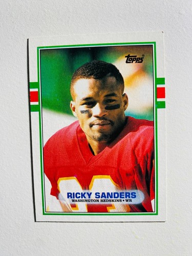 1989 TOPPS #263 RICKY SANDERS NM-MT NFL FOOTBALL CARD | eBay